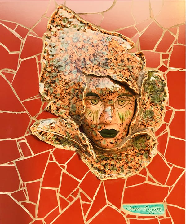 Lady in the leaves - John Fegan